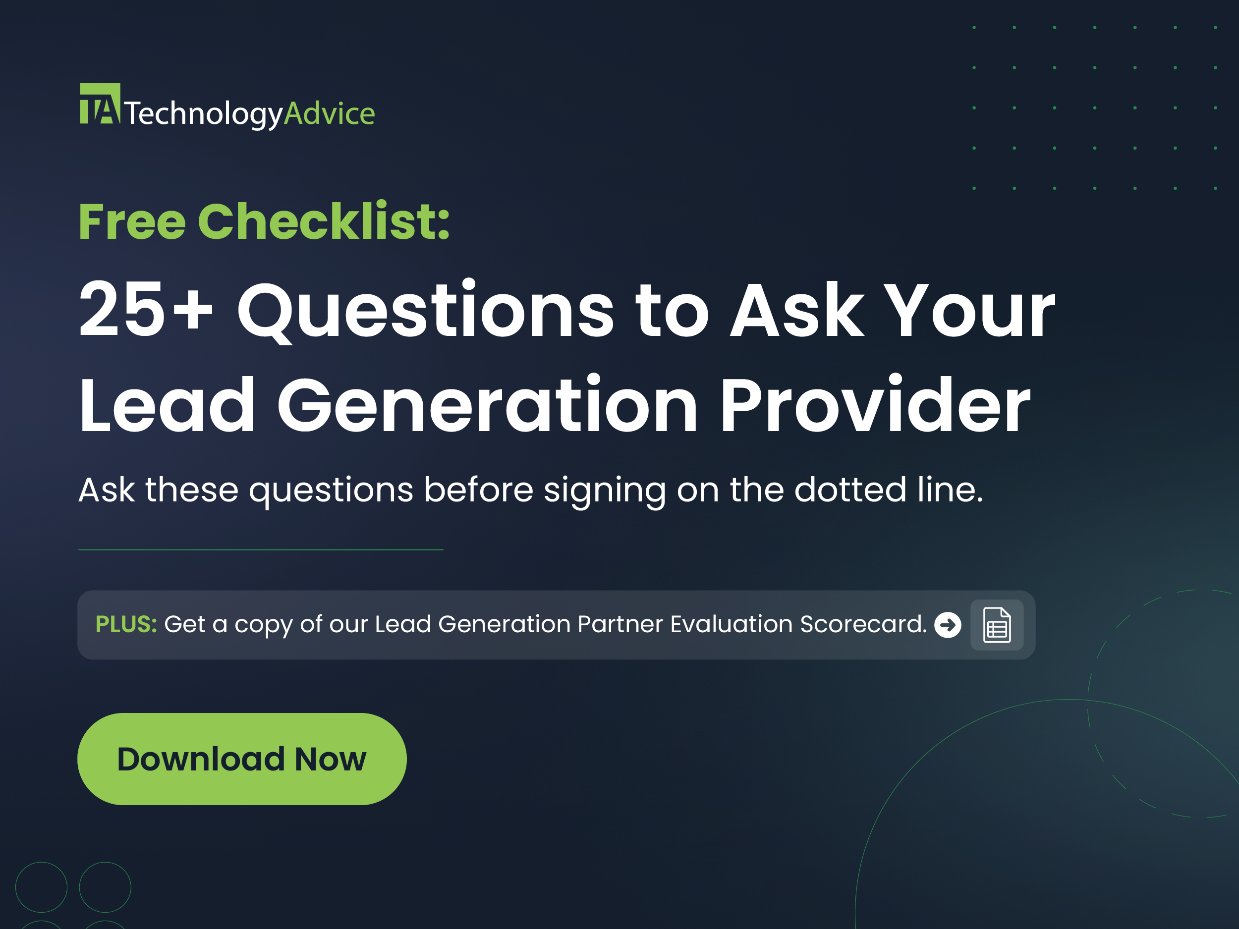 Questions to Ask Your Lead Gen Providers